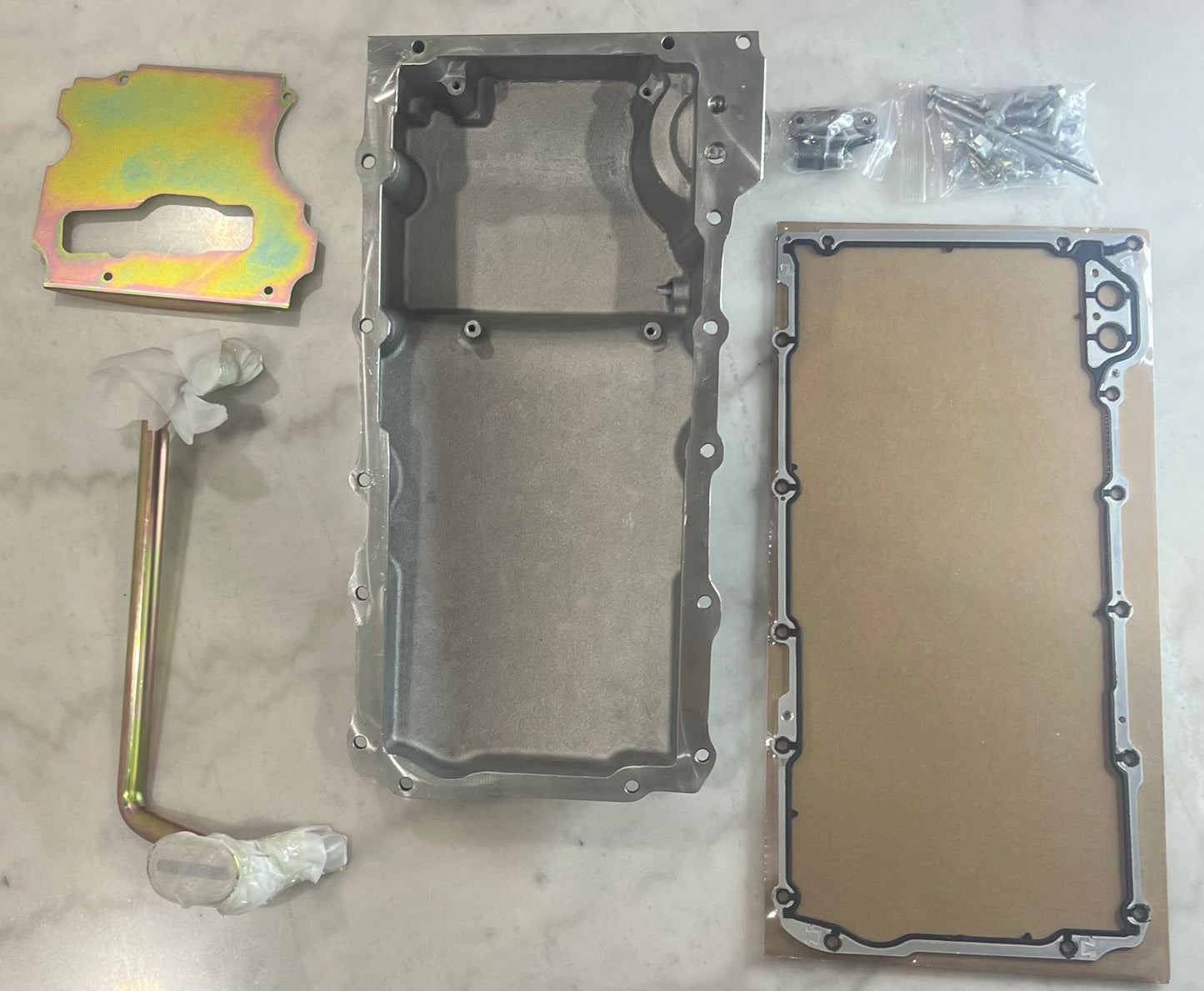 Low Profile LS Swap Oil Pan Kit, Polished Finish – Certified Automotive ...